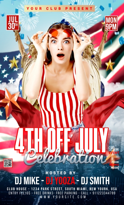 4TH OFF JULY Template | PosterMyWall