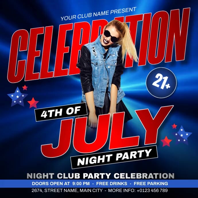4thOf July Ads Template | PosterMyWall
