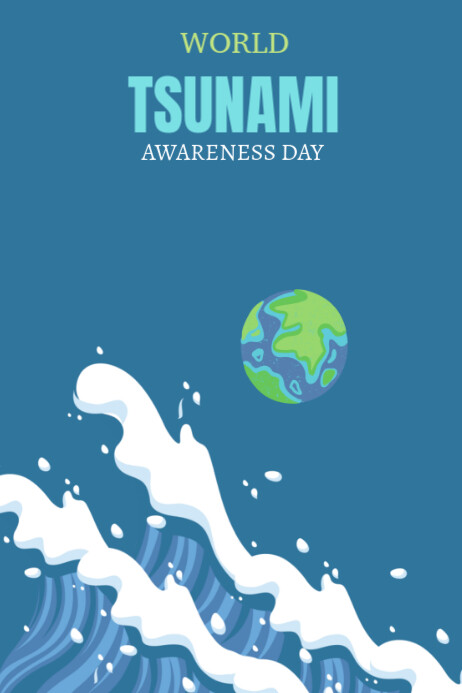 5 Nov tsunami day Template | PosterMyWall