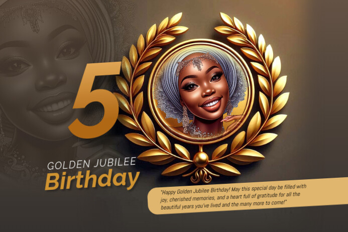 Copy of 50 birthday | PosterMyWall