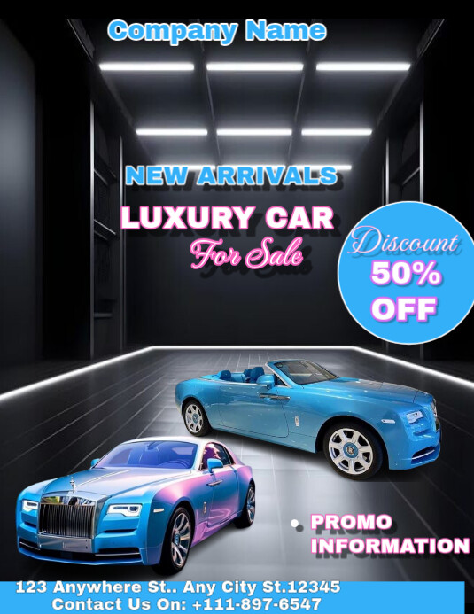 Copy of 50 percent off car sales Design | PosterMyWall