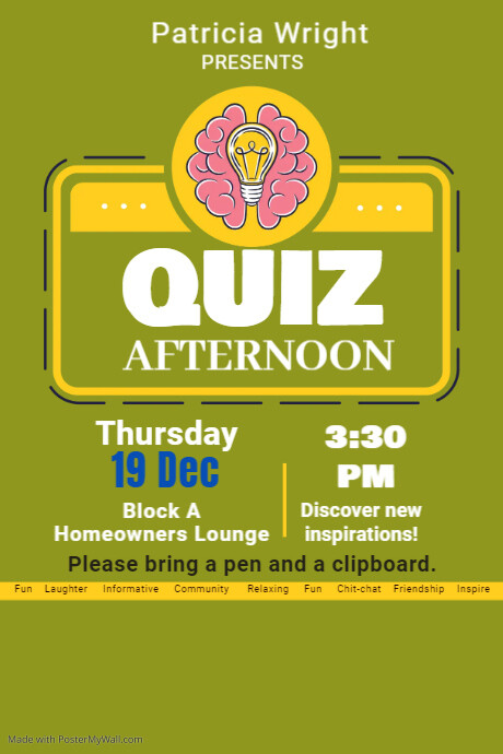 trivia night, trivia contest,event | PosterMyWall