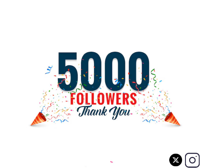 5000k followers Template | PosterMyWall