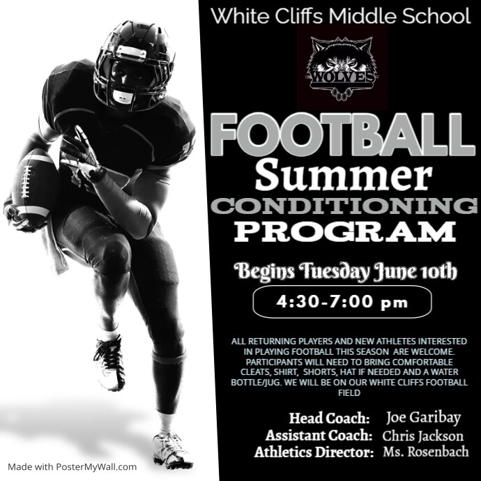 Football training | PosterMyWall