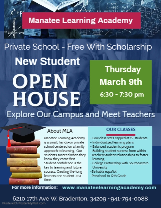 Copy of College Open House Flyer | PosterMyWall