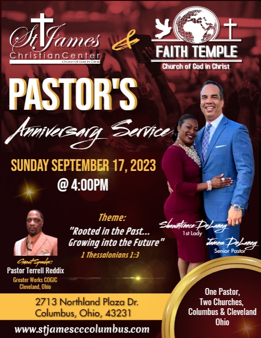 Pastor Anniversary | PosterMyWall
