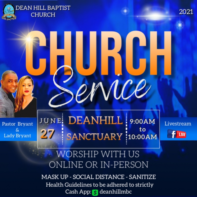 Copy of church reopening flyer | PosterMyWall