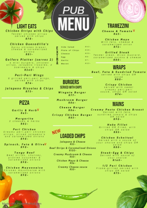 Copy of Copy of Menu | PosterMyWall