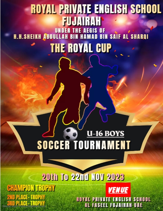 Copy of Creative Futsal Tournament Flyer Design | PosterMyWall