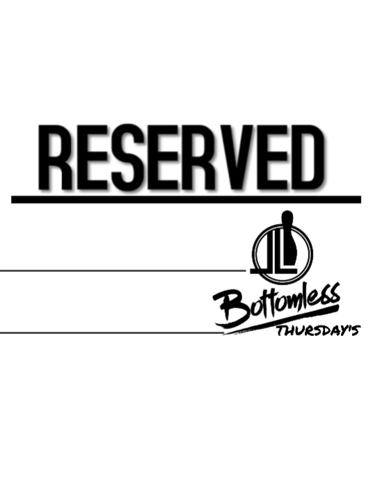 Reserved Bar Sign | PosterMyWall