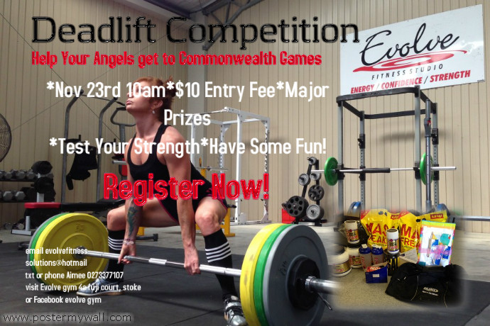 Deadlift Competition | PosterMyWall
