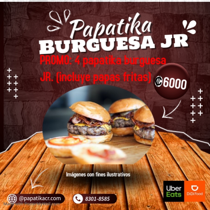 Copia de Copia de Free Burger Templates | PosterMyWall