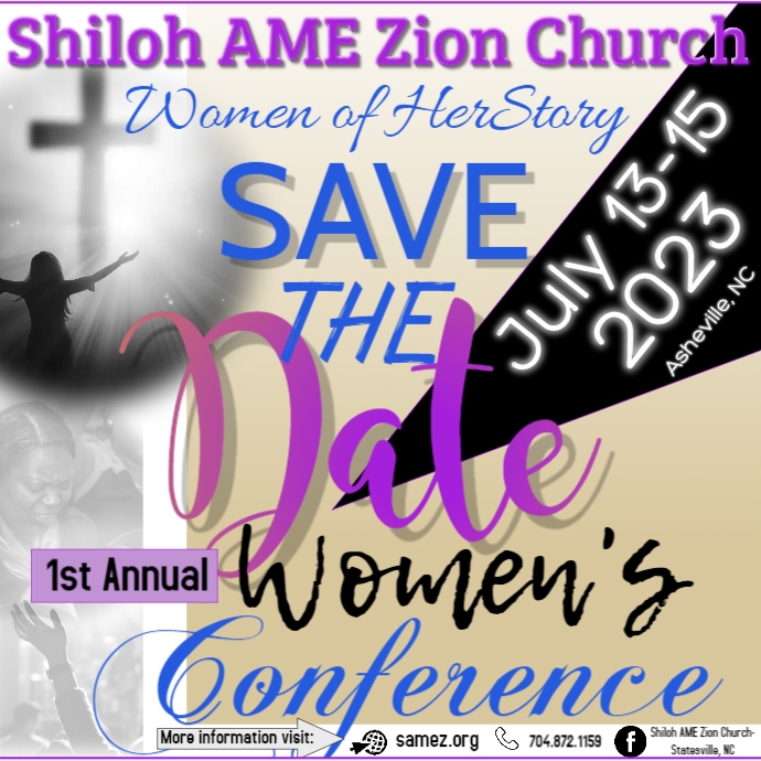 Save the Date Women's Conference | PosterMyWall