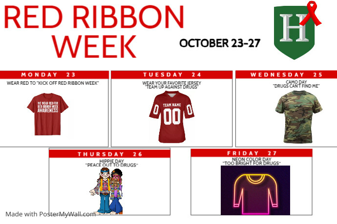 Copy of Red Ribbon week Flyer Design Template | PosterMyWall