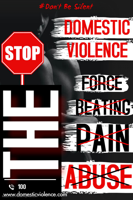 Copy of STOP DOMESTIC ABUSE | PosterMyWall
