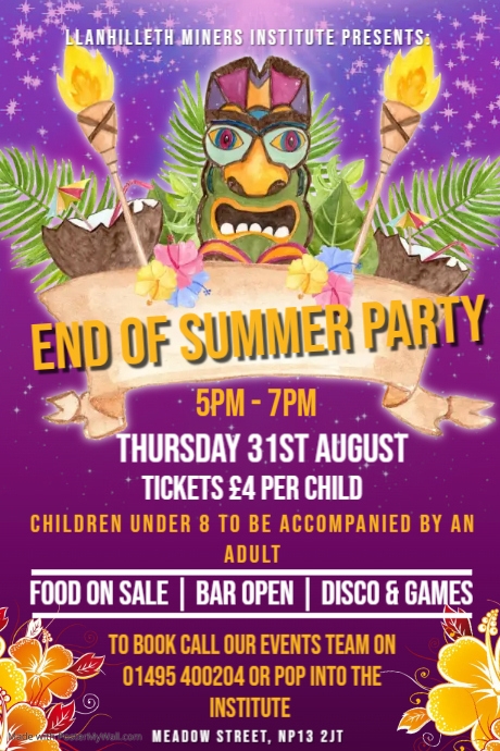 Luau Party Poster | PosterMyWall