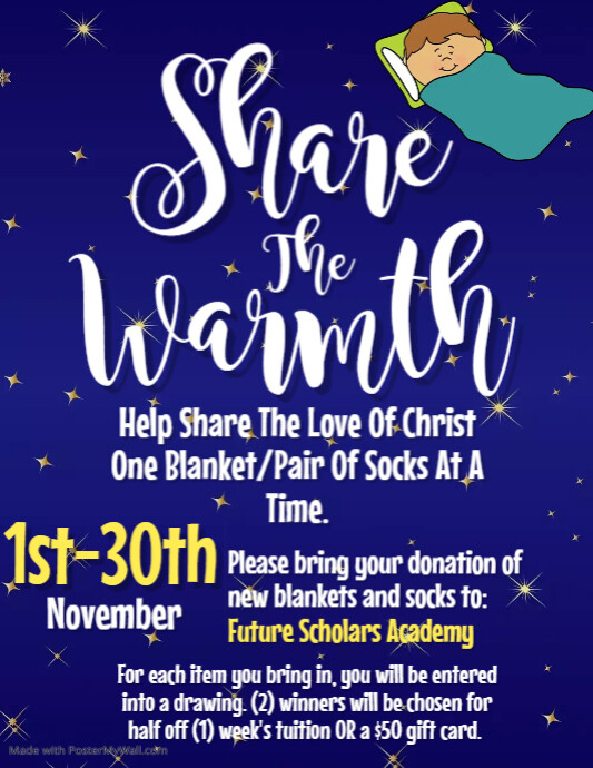 Share the warmth Flyer | PosterMyWall