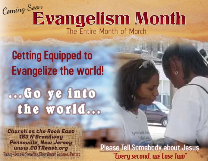 Evangelizing Witnessing Flyer | PosterMyWall