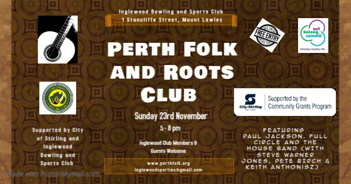 Copy of Perth Folk and Roots Club (2) | PosterMyWall