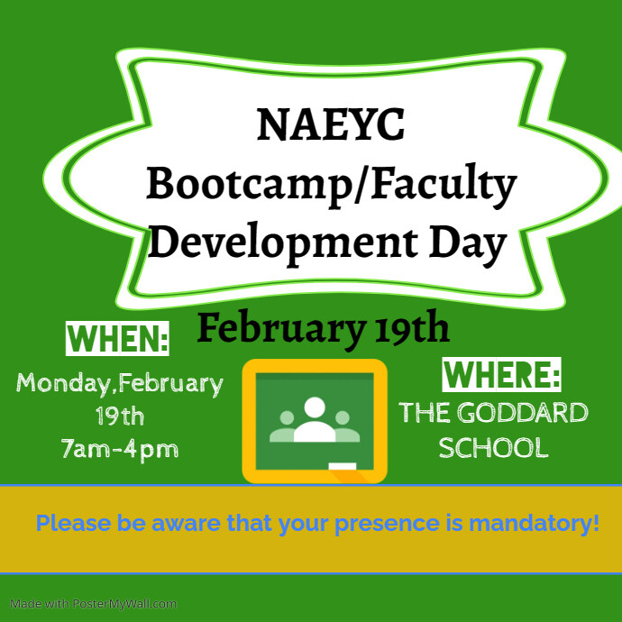 Training Reminder 7-14 AM | PosterMyWall