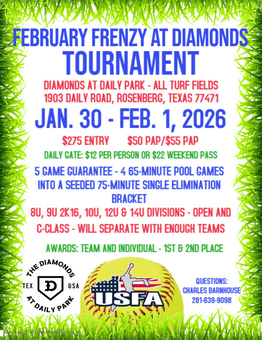 2024 February Frenzy at Diamonds | PosterMyWall