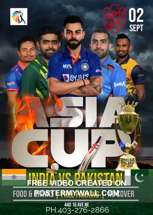 Asia cup tournament | PosterMyWall