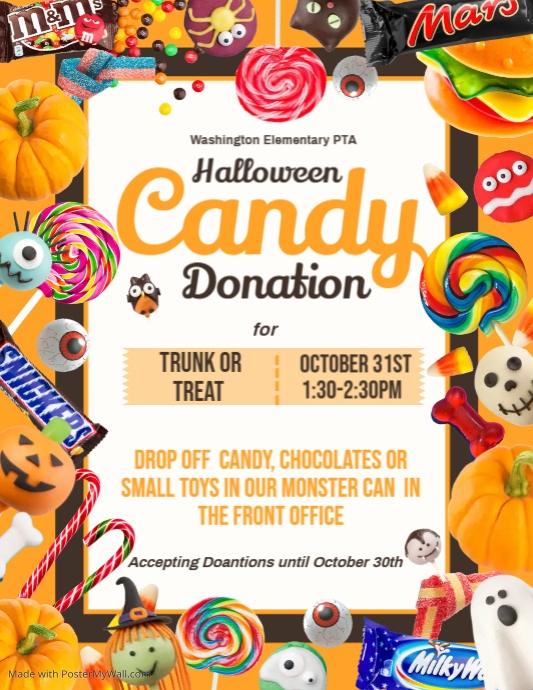 Halloween donation | PosterMyWall