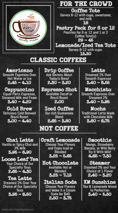 Menu Board 1 | PosterMyWall