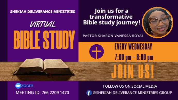 church bible study class session meeting | PosterMyWall