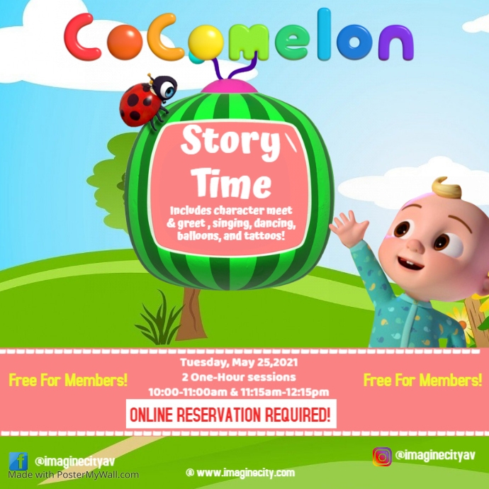 Cocomelon story time | PosterMyWall