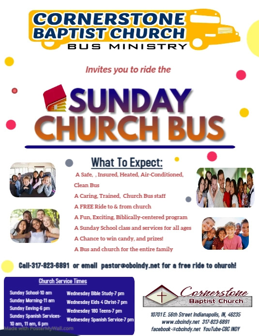 Copy of Copy of School bus driver hiring ad | PosterMyWall