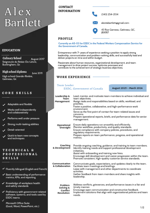 Copy of Alex CV | PosterMyWall