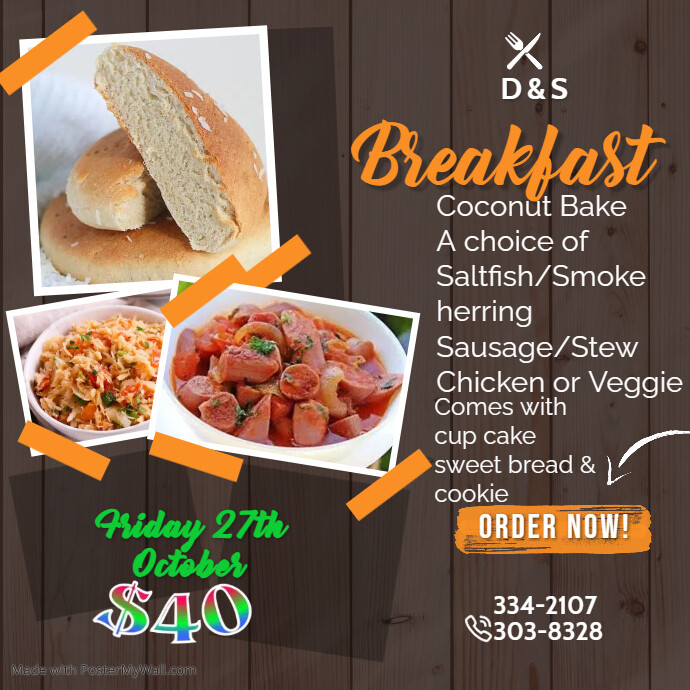 Restaurant Social Media Post | PosterMyWall