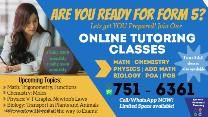 Copy of Online Classes Twitter Post | PosterMyWall