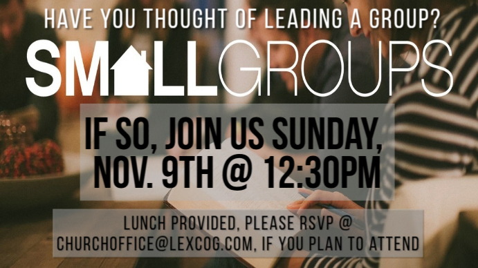 Small Group Meeting | PosterMyWall