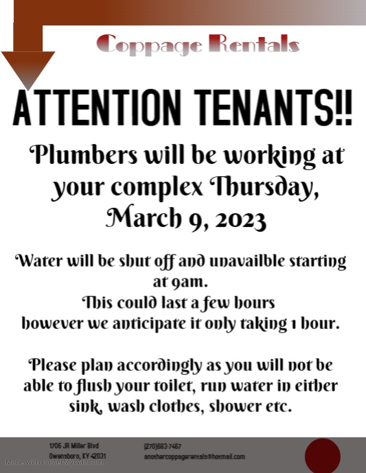 Copy of Pest Control Notice | PosterMyWall