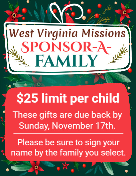 Flyer for WV Missions | PosterMyWall