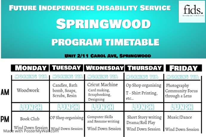 Program Timetable 2022 (1) | PosterMyWall