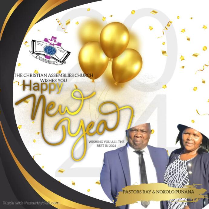 CHURCH HAPPY NEW YEAR DAY WISHES TEMPLATE | PosterMyWall