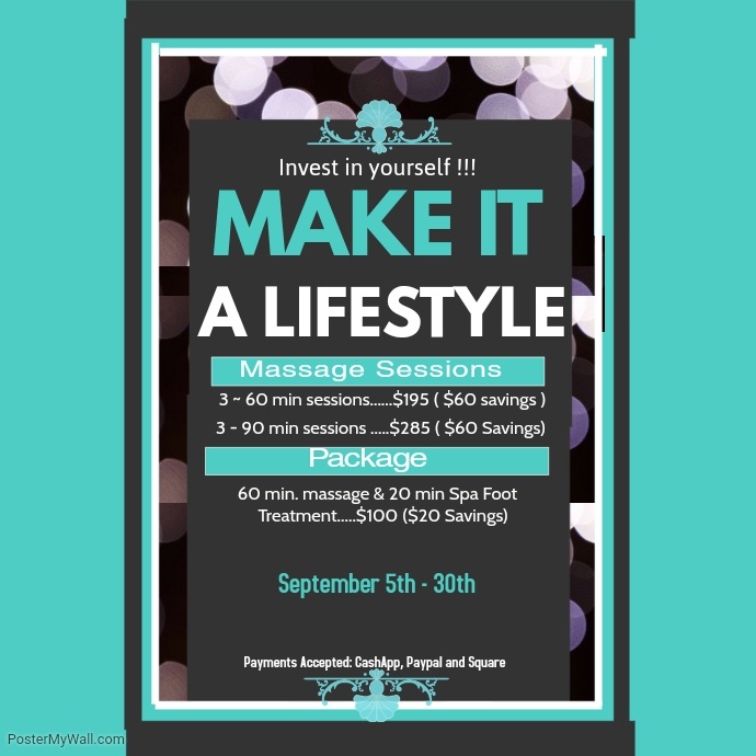 Copy of Make It A Lifestyle Promo | PosterMyWall