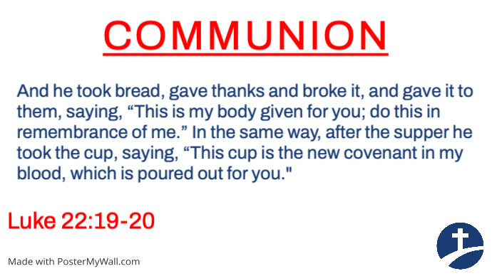 Communion | PosterMyWall