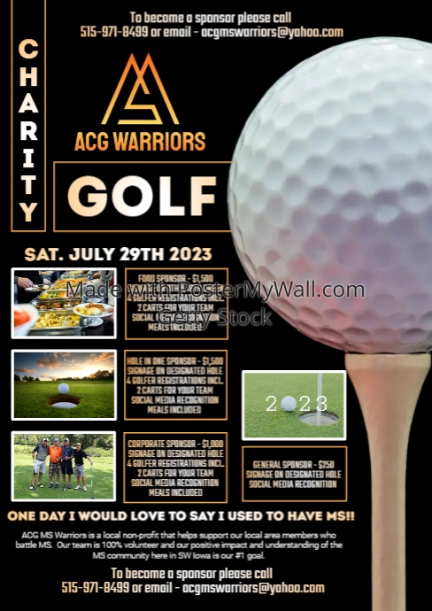 Charity golf tournament flyer | PosterMyWall