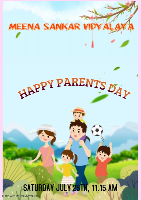 Copy of parents day poster | PosterMyWall