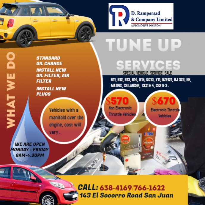 Copy of Copy of Oil Change Services Flyer | PosterMyWall