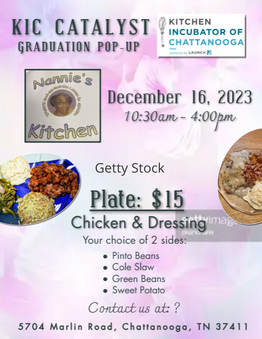 Copy of Nannies Kitchen V3 | PosterMyWall