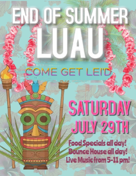 Luau Party | PosterMyWall