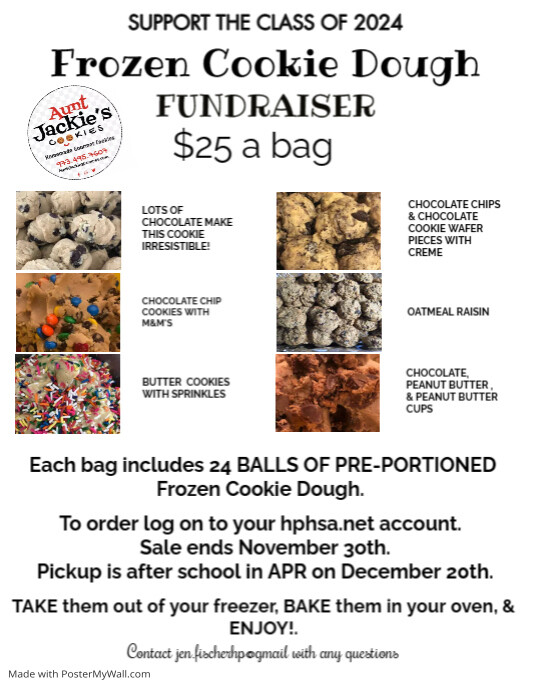 Cookie Dough Fundraiser Flyer | PosterMyWall