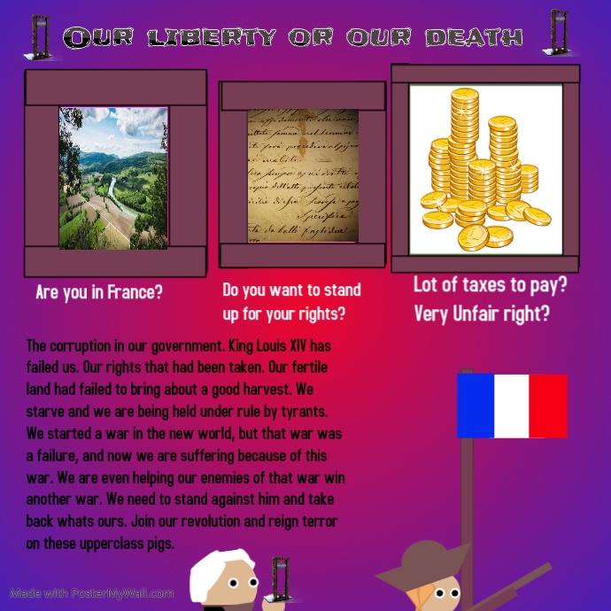 Copy of Join the French Revolution Poster | PosterMyWall