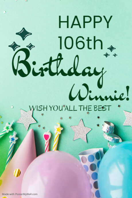 Happy Birthday Template Poster Design | PosterMyWall