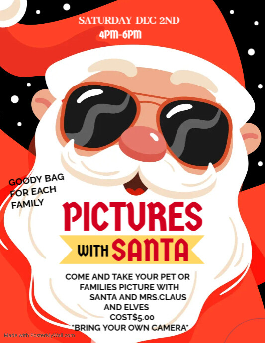 Copy of breakfast with santa, christmas (1) | PosterMyWall